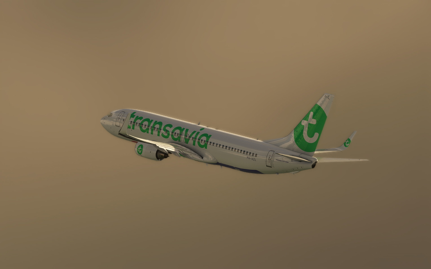 PMDG B737-800 Transavia PH-HZL + Interior 4K for Microsoft Flight ...