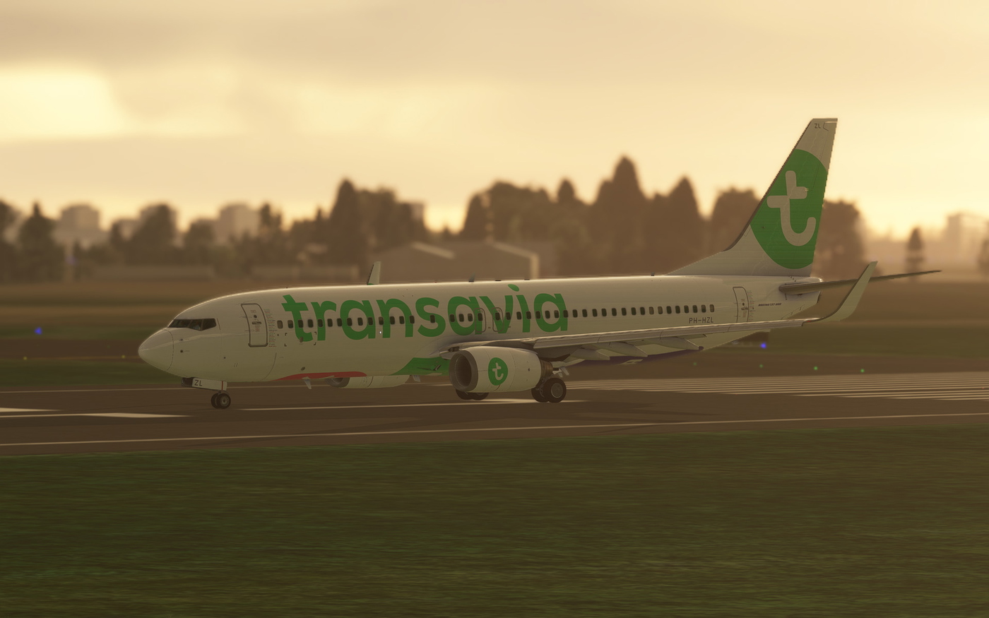 PMDG B737-800 Transavia PH-HZL + Interior 4K for Microsoft Flight ...