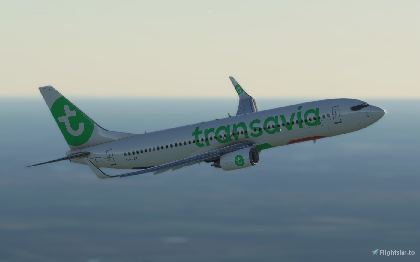 PMDG B737-800 Transavia PH-HZV/X + Interior 4K for Microsoft Flight ...