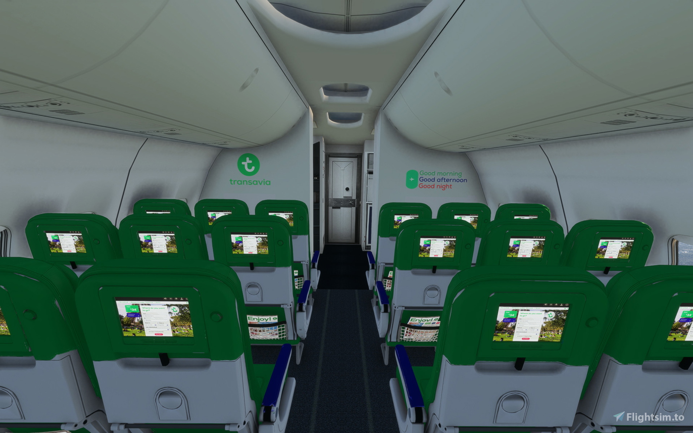 PMDG B737-800 Transavia PH-HZV/X + Interior 4K for Microsoft Flight ...