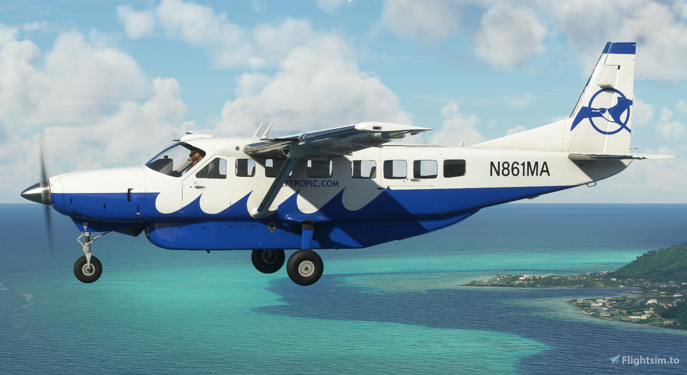 Tropic Ocean Airways | FlyTropic.com | N861MA [4K] | BlackSquare C208B Grand Caravan for ...