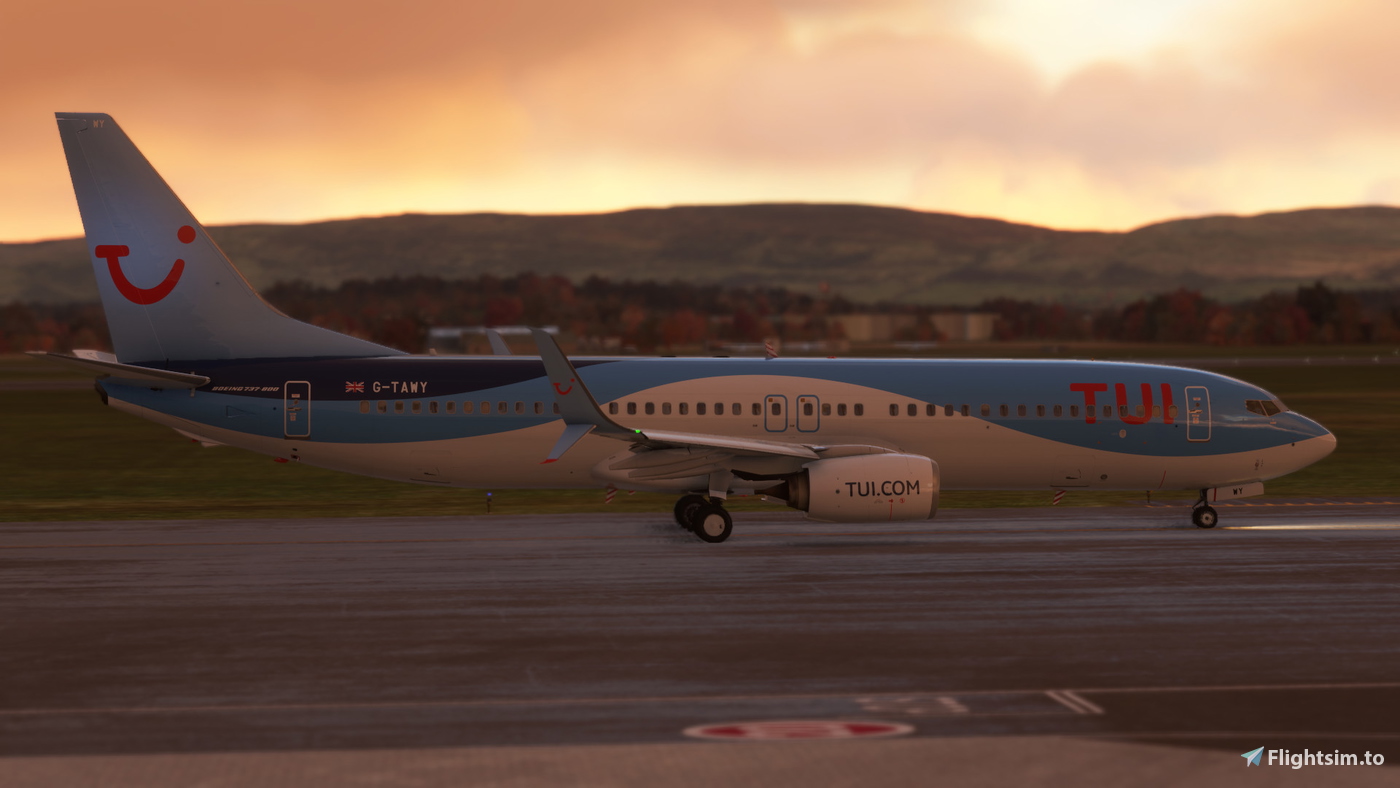 TUI UK (G-TAWY) - PMDG 737-800 para Microsoft Flight Simulator | MSFS