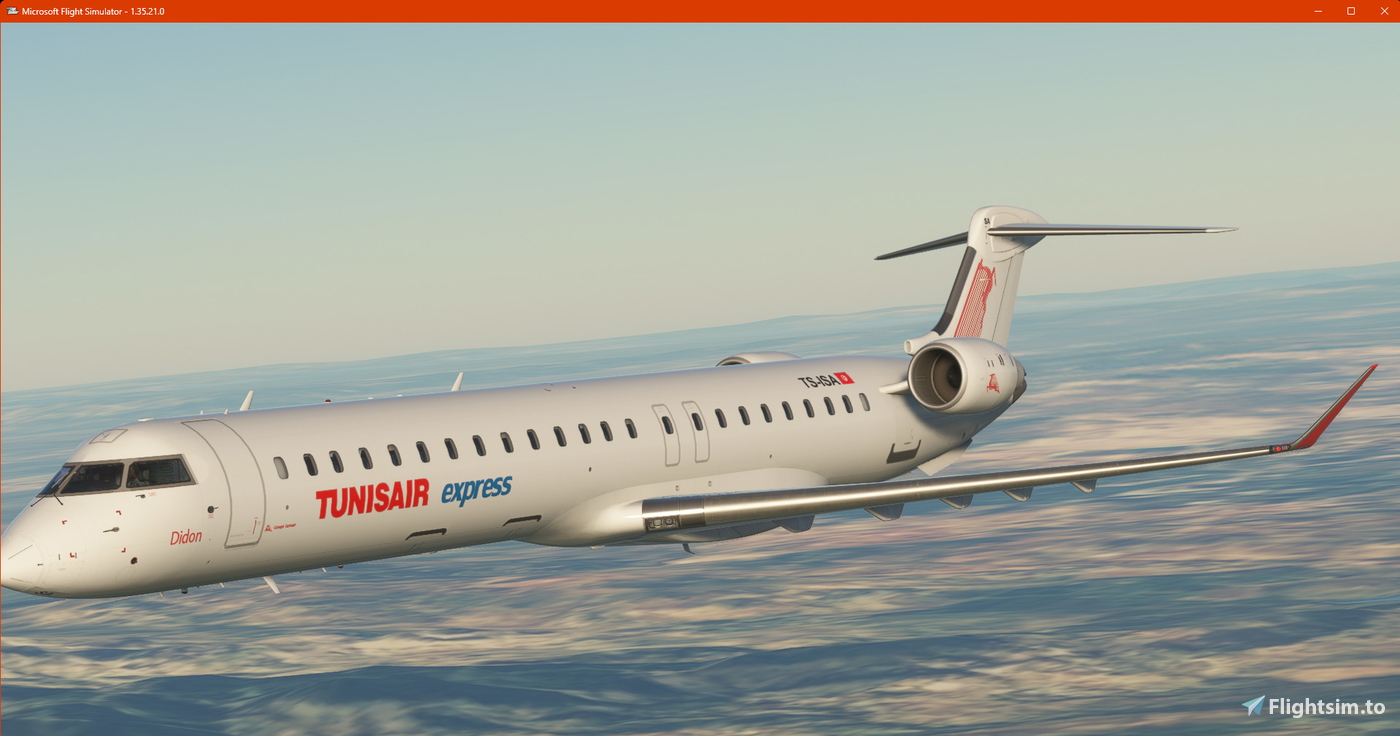 Tunisair Express TS-ISA Bombardier CRJ900 livery for Microsoft Flight ...