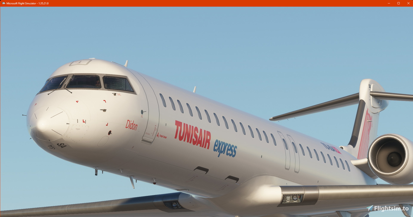 Tunisair Express TS-ISA Bombardier CRJ900 livery for Microsoft Flight ...
