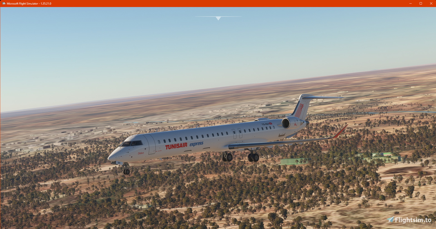 Tunisair Express TS-ISA Bombardier CRJ900 livery for Microsoft Flight ...