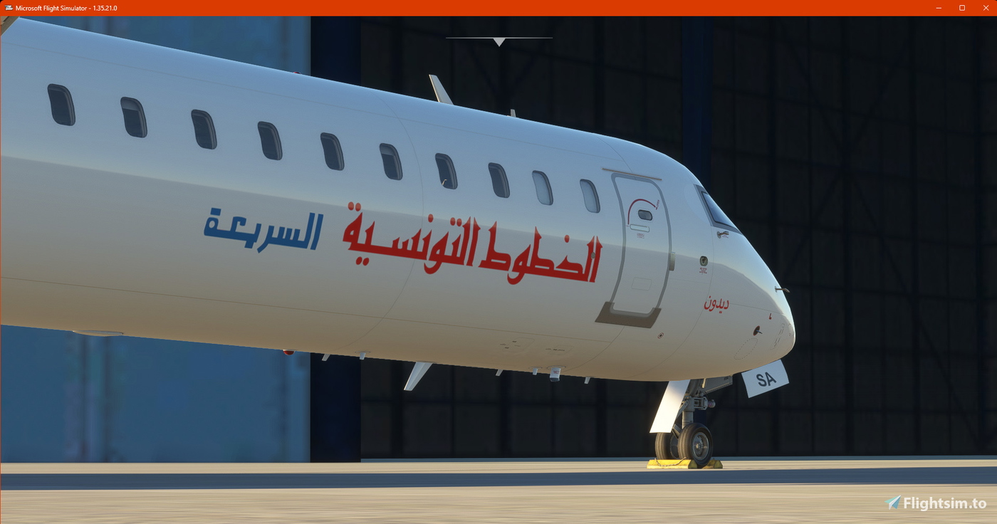 Tunisair Express TS-ISA Bombardier CRJ900 livery for Microsoft Flight ...