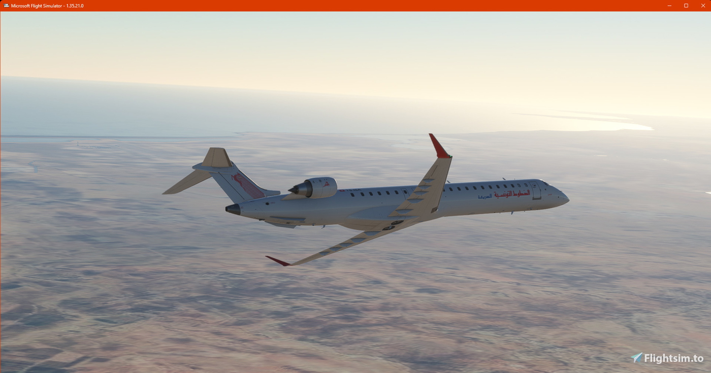 Tunisair Express TS-ISA Bombardier CRJ900 livery for Microsoft Flight ...