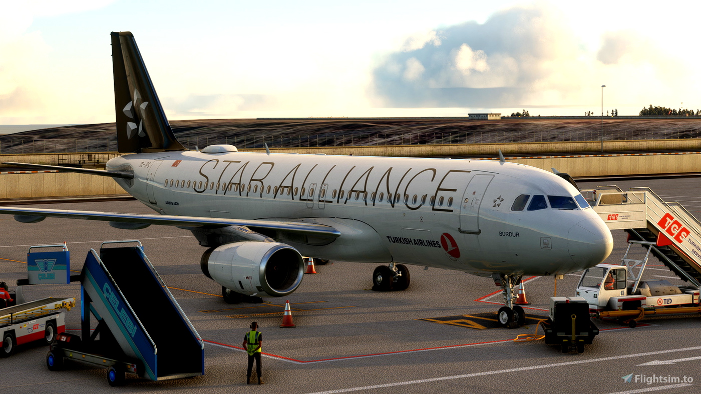 Turkish Airlines A320 TC-JPS "Burdur" (Fenix) IAE2500 (v2b2) dla ...
