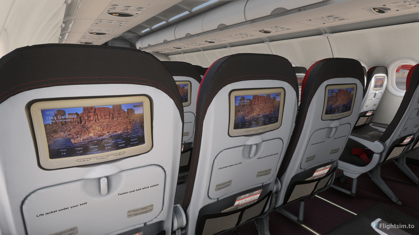 Turkish Airlines A320-232 TC-JPS "Burdur" + [Cabin], [TK's ...