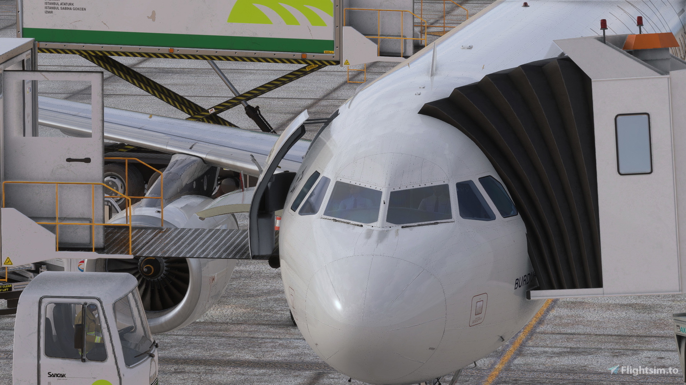 Turkish Airlines A320-232 TC-JPS "Burdur" + [Cabin], [TK's ...