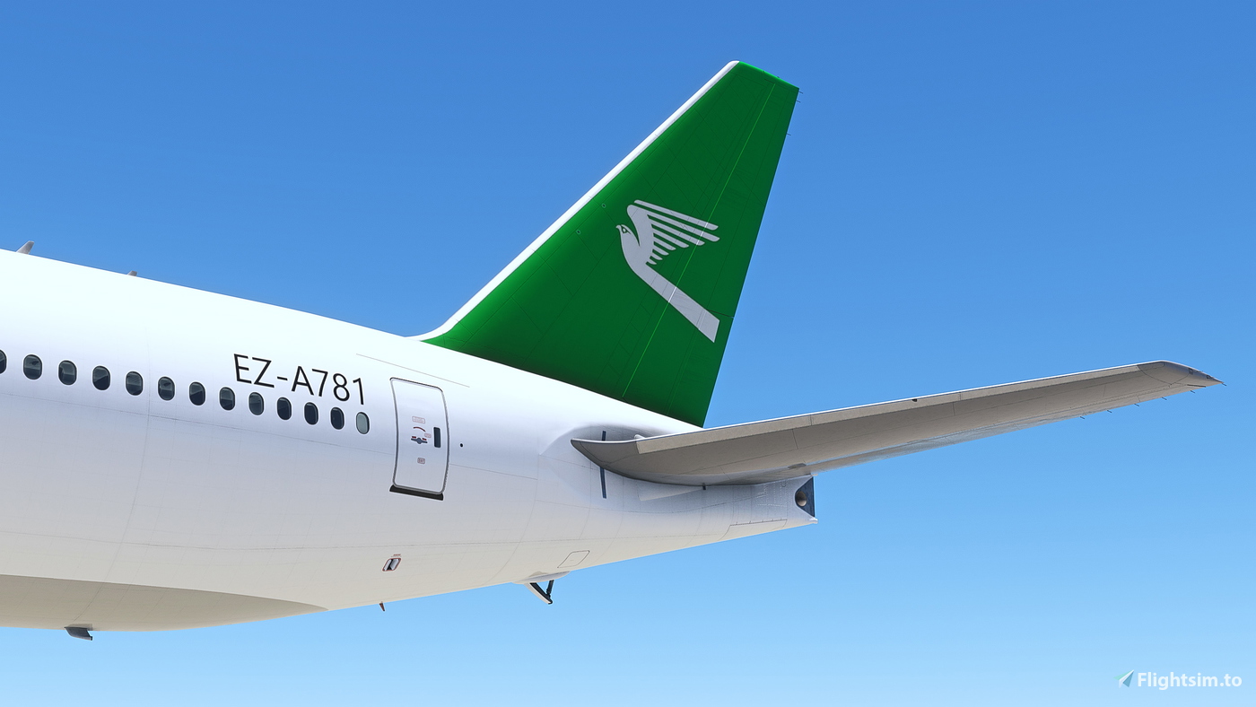 🇹🇲 Turkmenistan Airlines EZ-A781 for Microsoft Flight Simulator | MSFS