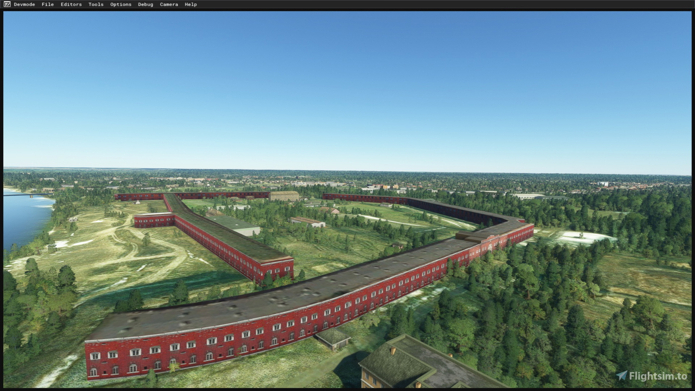 Twierdza Deblin pour Microsoft Flight Simulator | MSFS