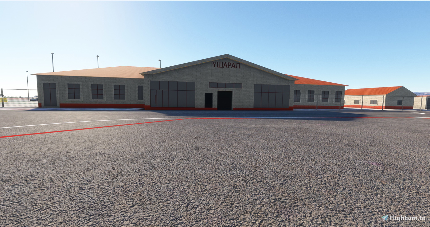 UAAL - Usharal airport for Microsoft Flight Simulator | MSFS