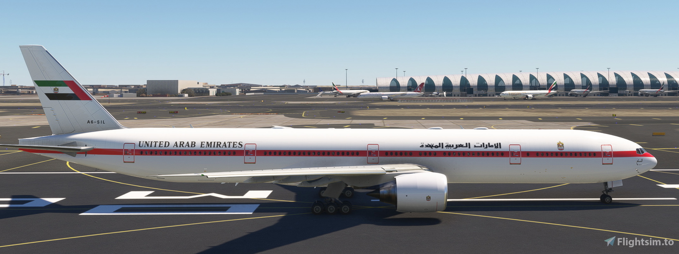 UAE A6-SIL "AL SILA" for Microsoft Flight Simulator | MSFS