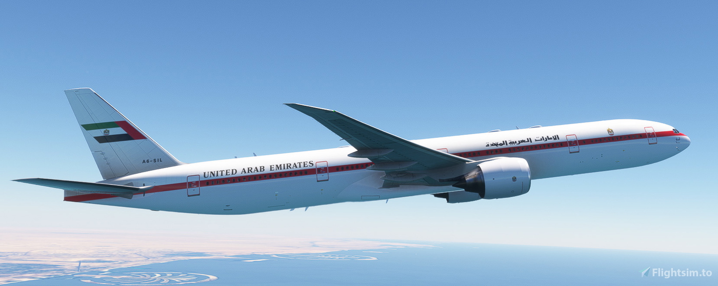 UAE A6-SIL "AL SILA" for Microsoft Flight Simulator | MSFS