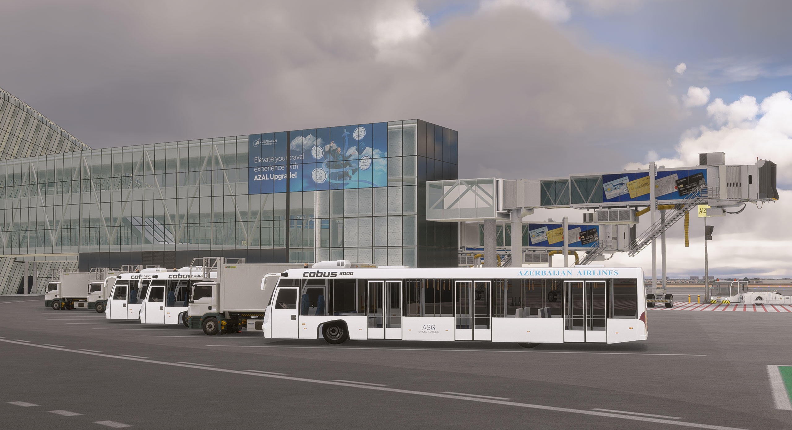 Azrsim - UBBB - GYD - Baku Azerbaijan - MSFS20/24 for Microsoft Flight ...