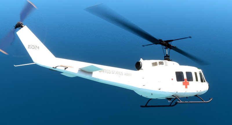 UH-1H Huey 57th Medical Detachment UH-1H "White Elephant" 1972 for ...