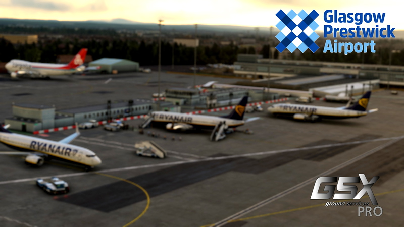 UK2000 Glasgow Prestwick Airport GSX Profile (EGPK) for Microsoft ...