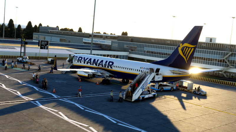 UK2000 Glasgow Prestwick Airport GSX Profile (EGPK) for Microsoft ...