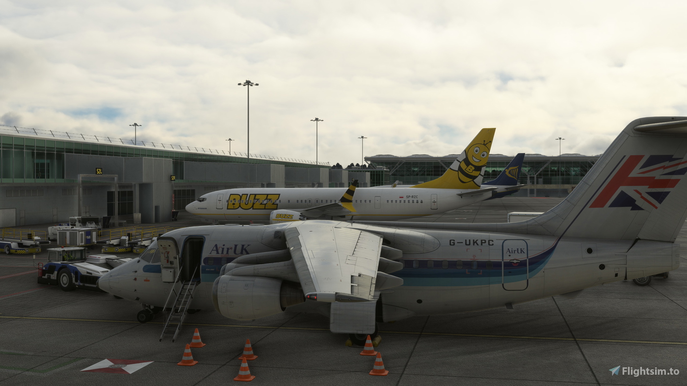 UK954 EGSS to LFPG WITH REAL ATC AUDIO for Microsoft Flight Simulator ...