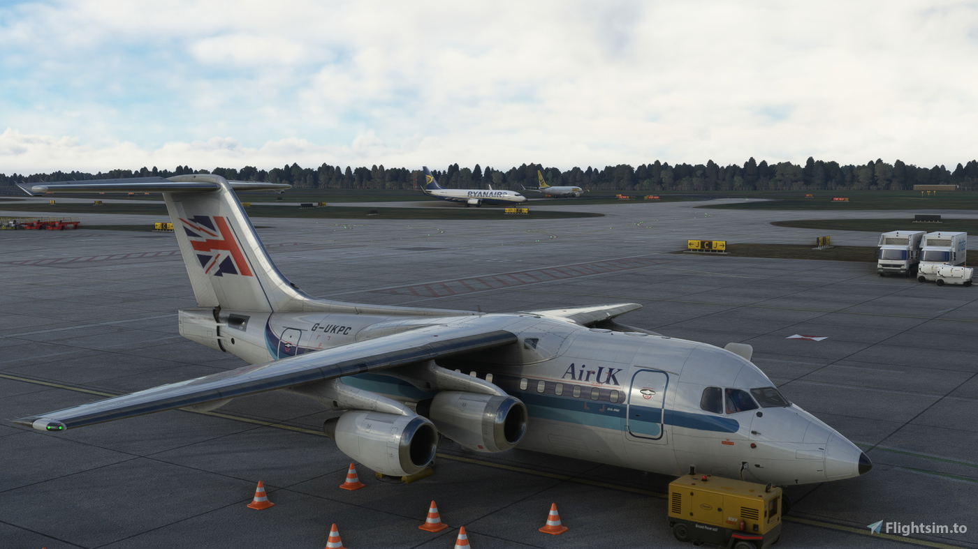 UK954 EGSS to LFPG WITH REAL ATC AUDIO for Microsoft Flight Simulator ...