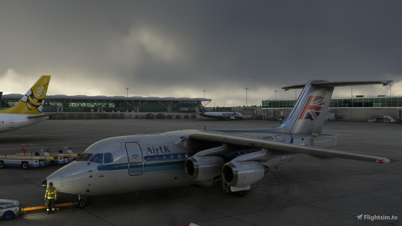 UK954 EGSS to LFPG WITH REAL ATC AUDIO for Microsoft Flight Simulator ...