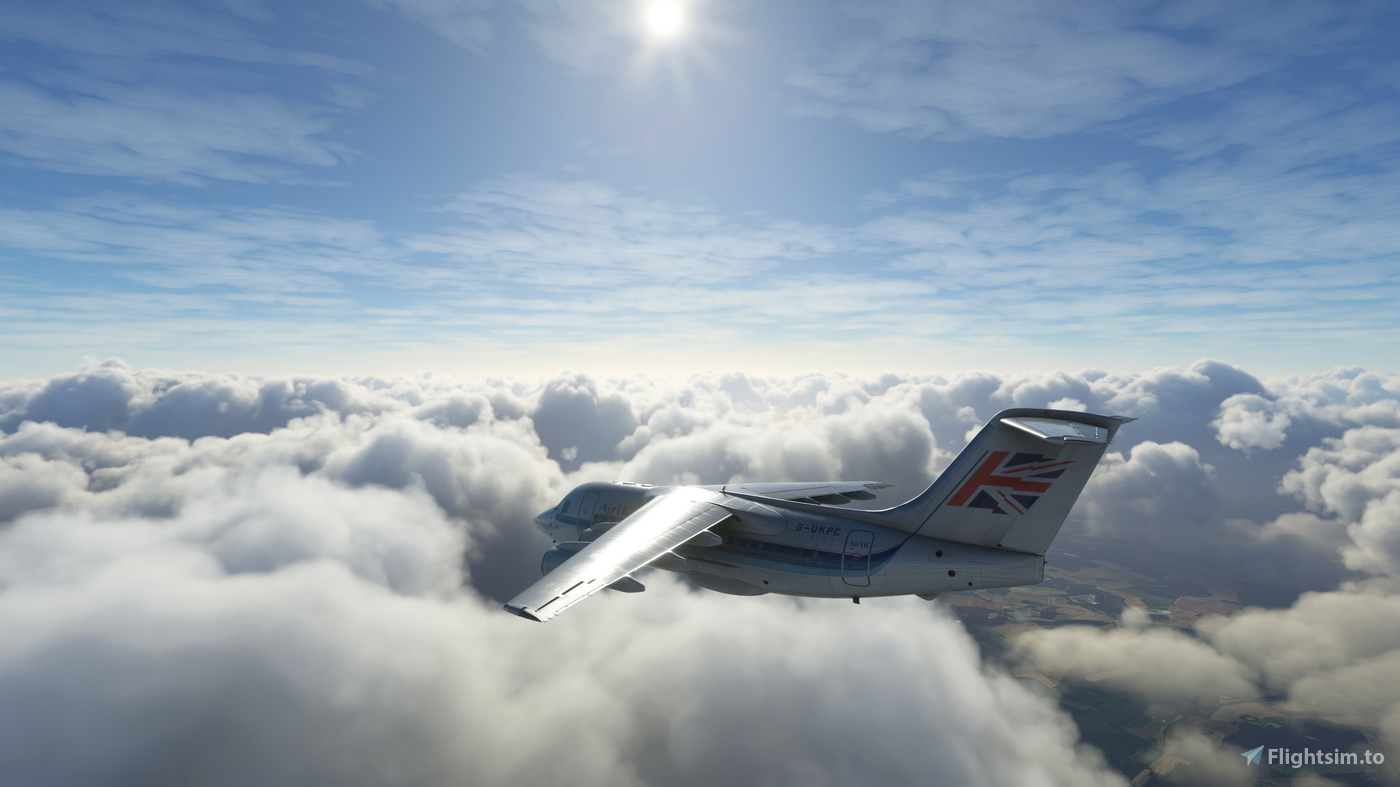 UK954 EGSS to LFPG WITH REAL ATC AUDIO for Microsoft Flight Simulator ...