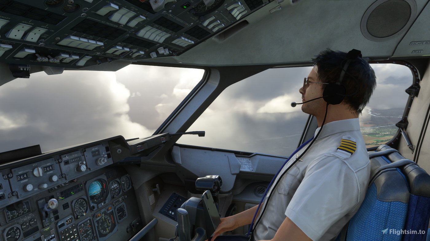 UK954 EGSS to LFPG WITH REAL ATC AUDIO for Microsoft Flight Simulator ...