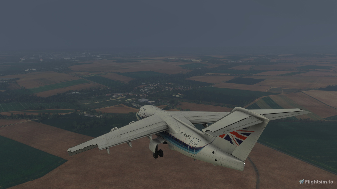 UK954 EGSS to LFPG WITH REAL ATC AUDIO for Microsoft Flight Simulator ...