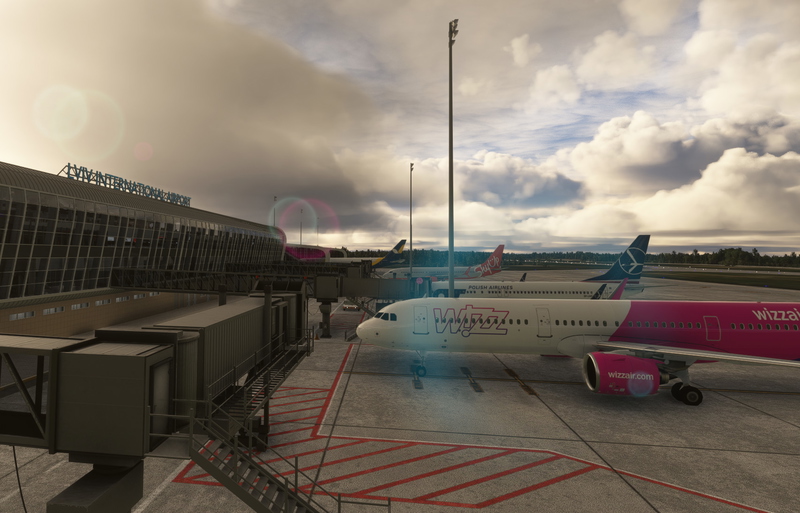 UKLL Lviv International Airport - FSLTL Static Aircraft for Microsoft ...