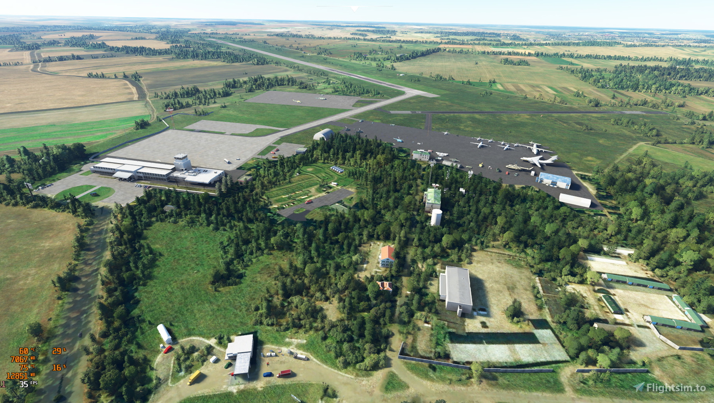 UKLR - Rivne airport (Ukraine, International) + UKBR - Brody airfield ...