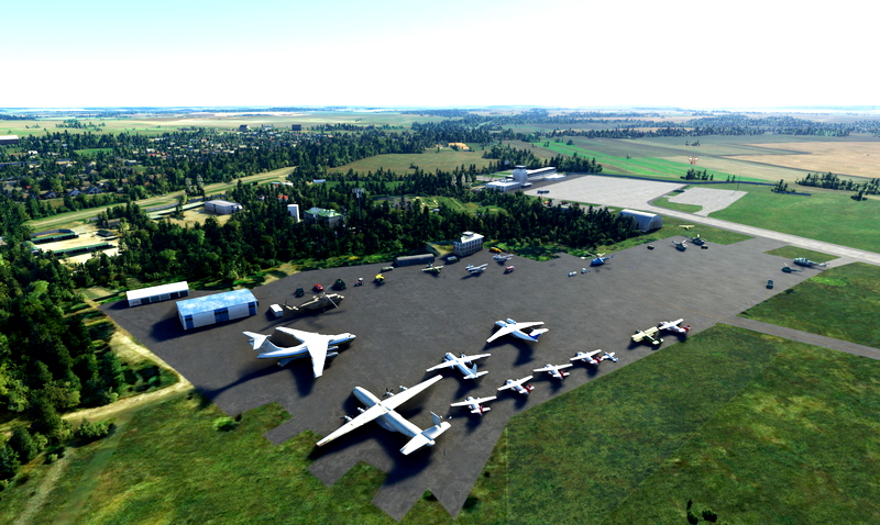 UKLR - Rivne airport (Ukraine, International) + UKBR - Brody airfield ...