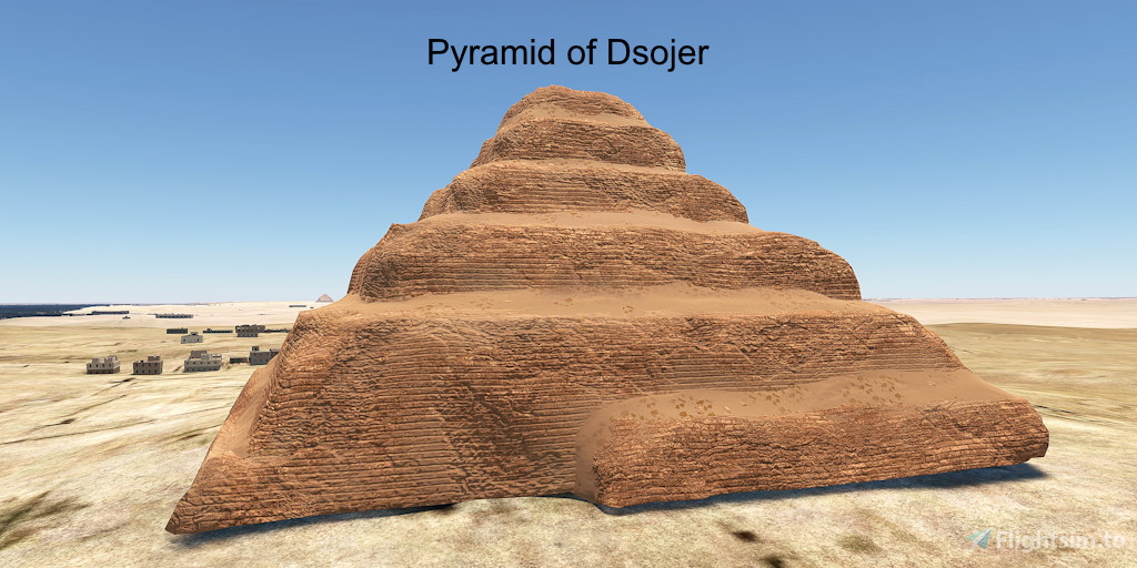 Ultralight Sightseeing - Egypt - Giza - Pyramid of Djoser - Red Pyramid ...