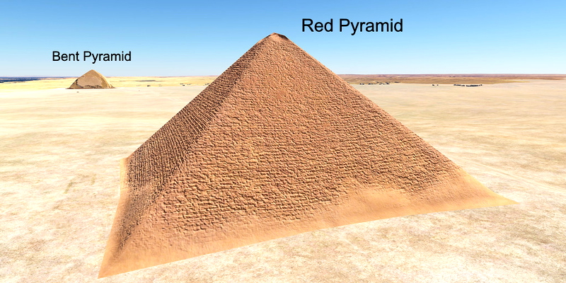 Ultralight Sightseeing - Egypt - Giza - Pyramid of Djoser - Red Pyramid ...