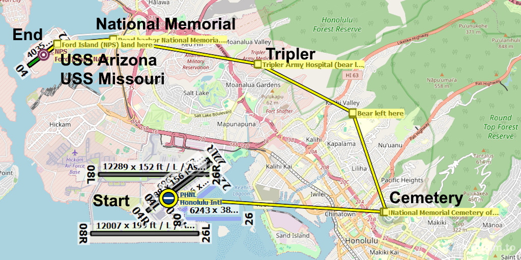 Ultralight Sightseeing - Hawaii - Oahu - Pearl Harbor - Military ...