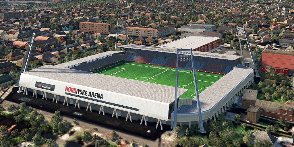 Ultralight Sightseeing - Denmark - Aalborg Stadium - Aalborg Tower ...