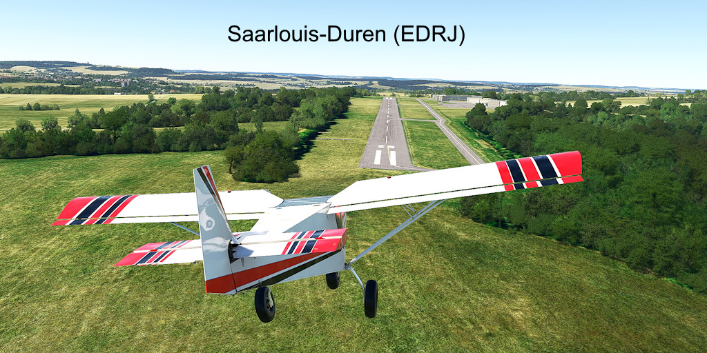Ultralight Sightseeing - Germany - Saarland - Saar Polygon for ...