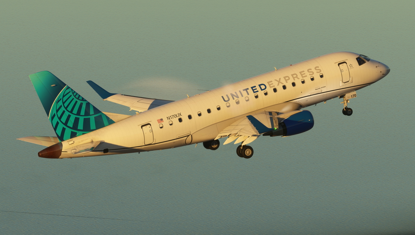 United Express Fictional FSS E170 - 8K for Microsoft Flight Simulator ...