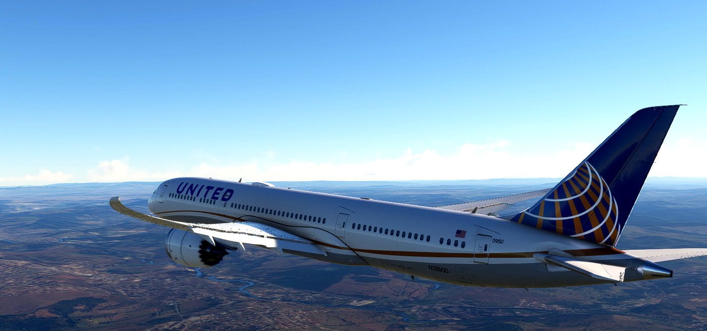 UNITED 787-9 N38950 for Microsoft Flight Simulator | MSFS
