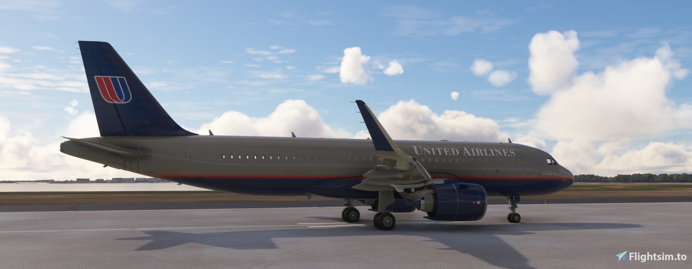 United Airlines Battleship Grey Livery för Microsoft Flight Simulator ...