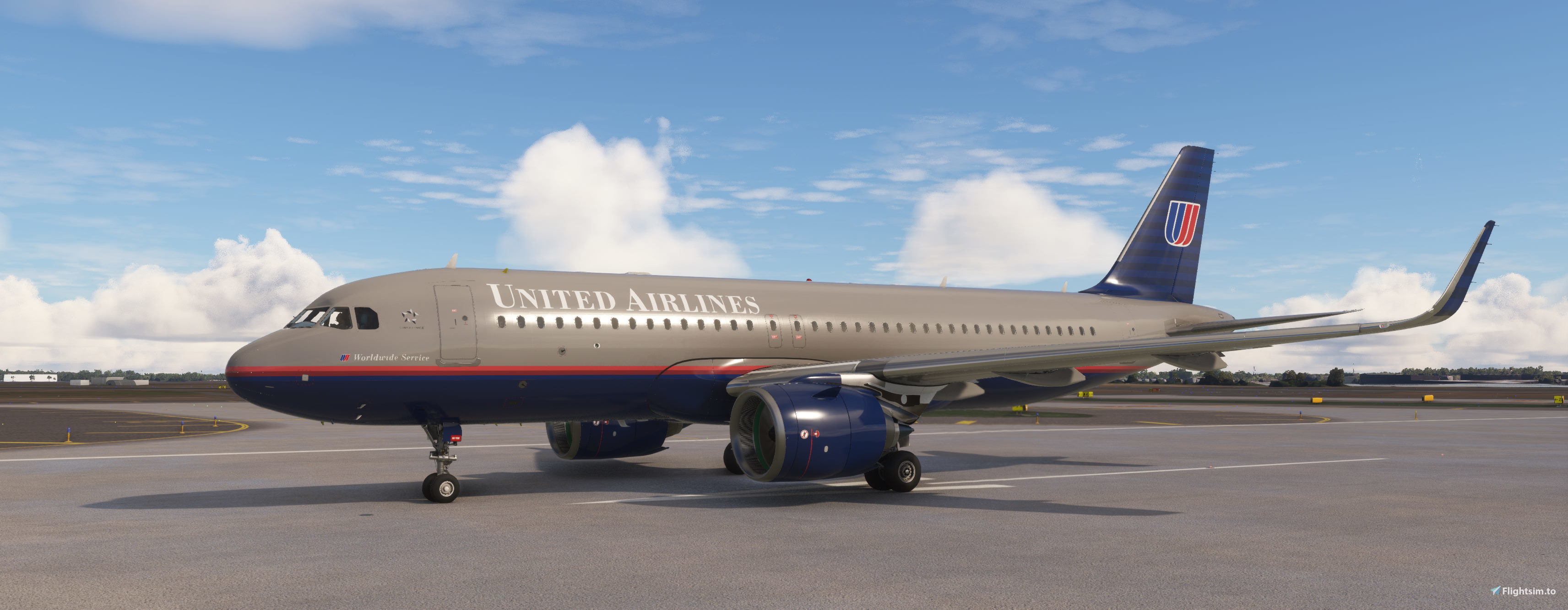 United Airlines Battleship Grey Livery - MSFS Add-on - Flightsim.to