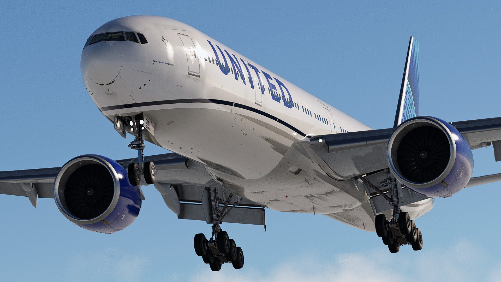 United Airlines 'Evo-Blue' [Pack] w/Cabin PMDG B777-322ER - MSFS Add-on ...