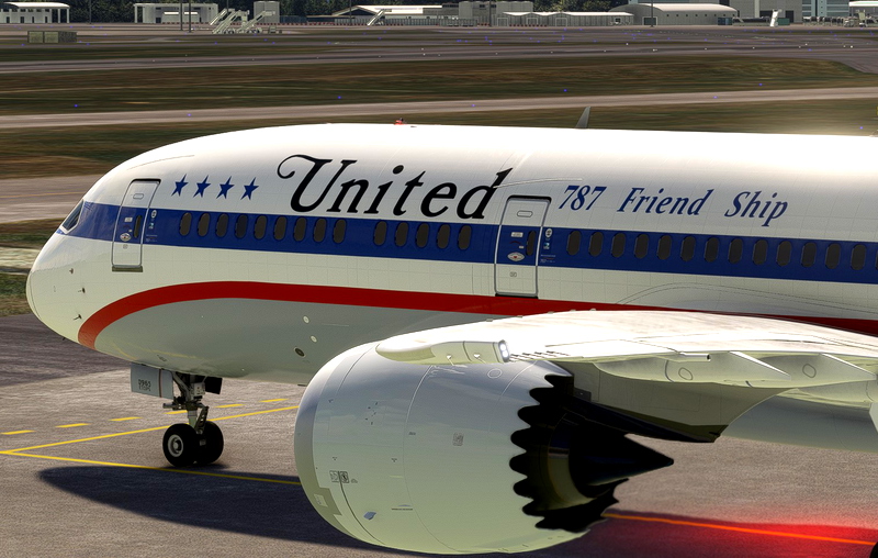 UNITED AIRLINES N27965 "FRIENDSHIP" LIVERY (FICTIONAL) for Microsoft ...