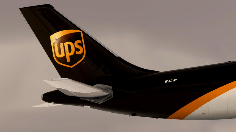 United Parcel Service (UPS - N167UP) 8K & 4K - IniBuilds A300 Freighter ...