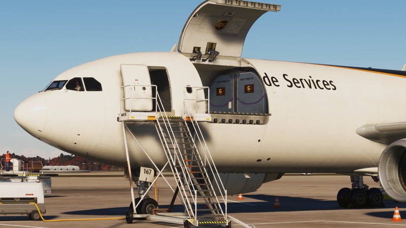 United Parcel Service (UPS - N167UP) 8K & 4K - IniBuilds A300 Freighter ...