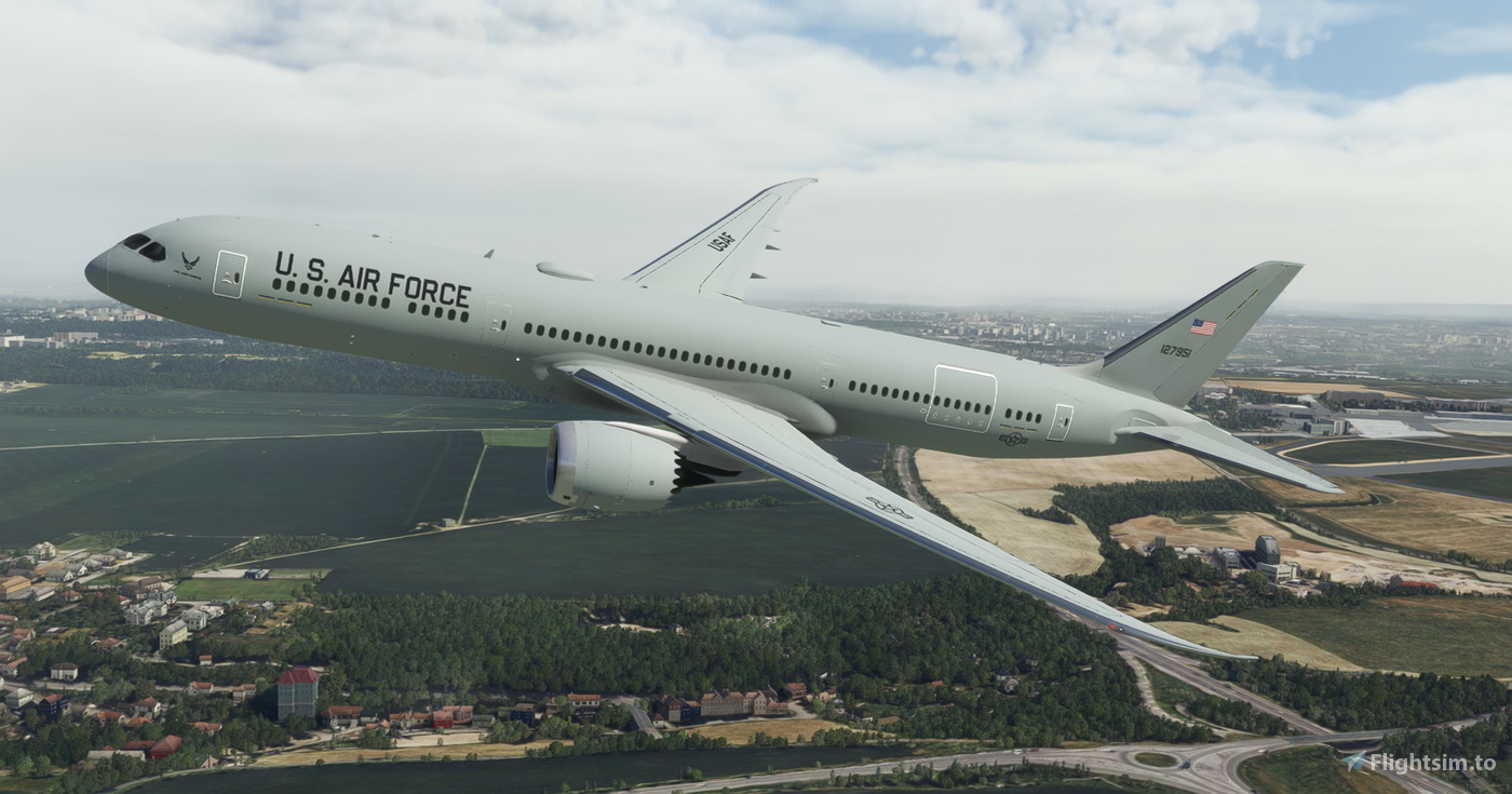 US Air Force / USAF Horizon Simulations 787-9 GE for Microsoft Flight ...