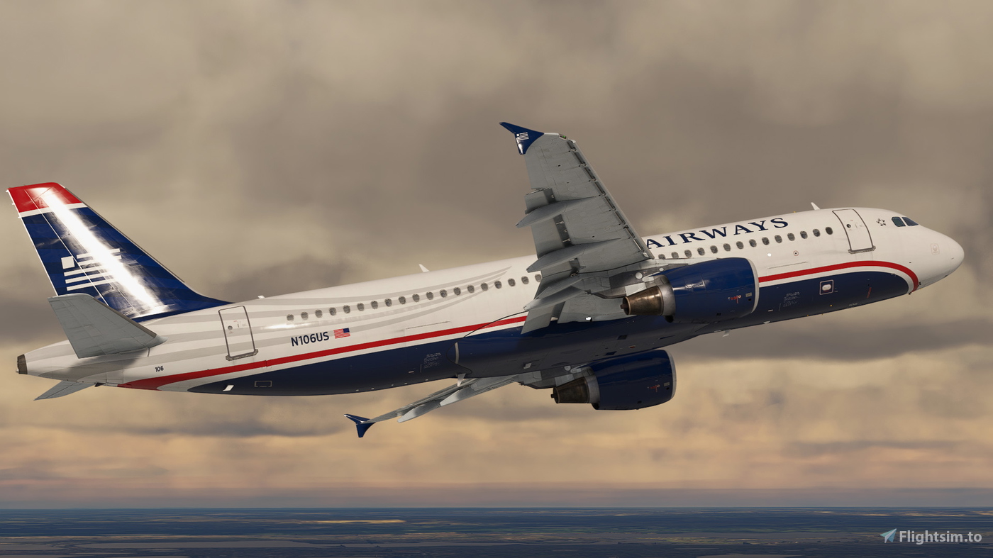 US Airways | Pack | w/Cabin | Fenix A320 V2 (8K + 4K) for Microsoft ...