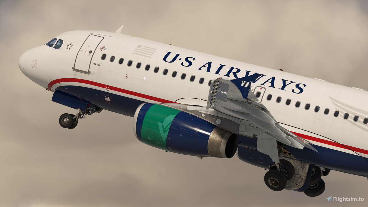 US Airways | Pack | w/Cabin | Fenix A320 V2 (8K + 4K) for Microsoft ...