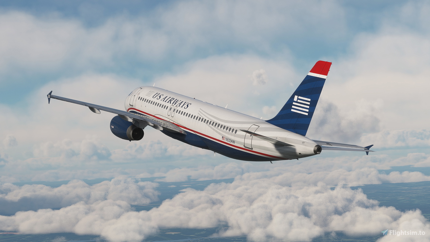US Airways (Last Colors) - Fenix A320 (V2) (IAE) for Microsoft Flight ...