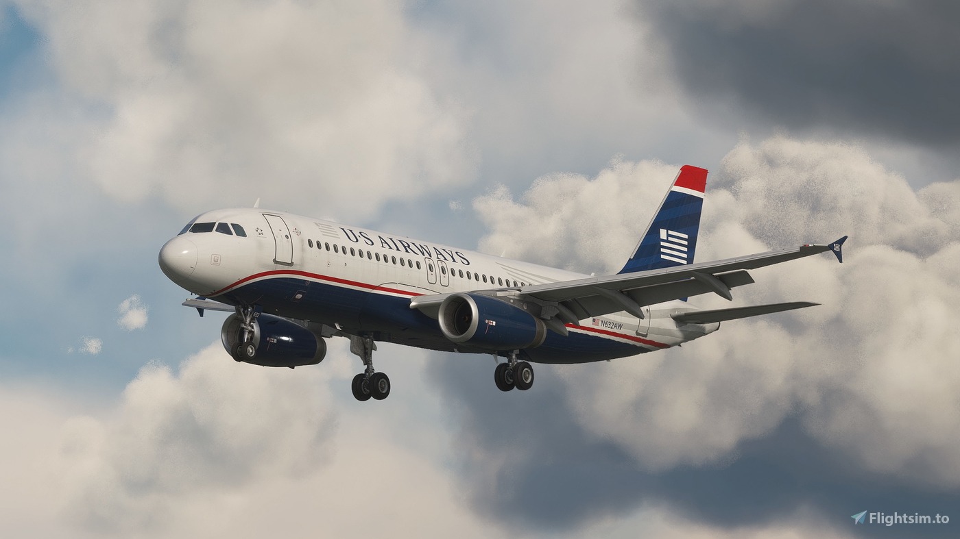 US Airways (Last Colors) - Fenix A320 (V2) (IAE) for Microsoft Flight ...